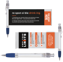 Own Your Limits Banner Pen